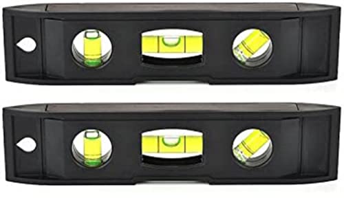 Snapklik.com : 2 Pcs Magnetic Torpedo Level, Spirit Level 3 Bubble ...