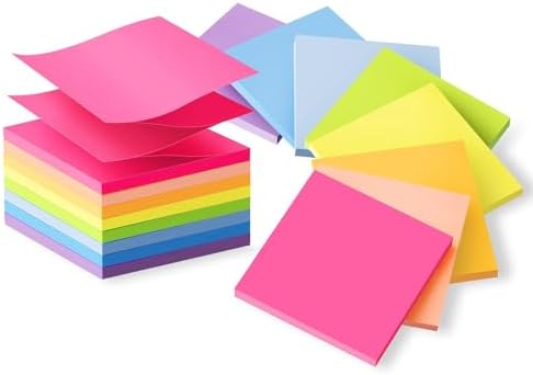 Amazon.com : (16 Pack) Pop Up Sticky Notes 3x3 in Post Accordion ...