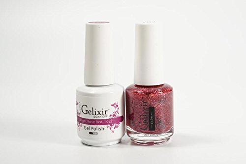Amazon.com: Gelixir Duo Matching Gel and Nail Polish, Made in USA. (102 ...