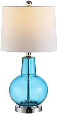 SAFAVIEH Lighting Collection Hanron Modern Blue 26-inch Bedroom Living ...