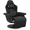 Amazon.com: MoNiBloom Gaming Recliner Chair - PU Leather, Adjustable ...
