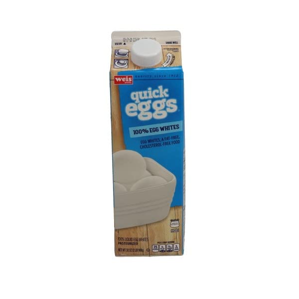 Amazon.com: Weis Quality, Quick Eggs 100% Egg Whites, 32 Ounce ...