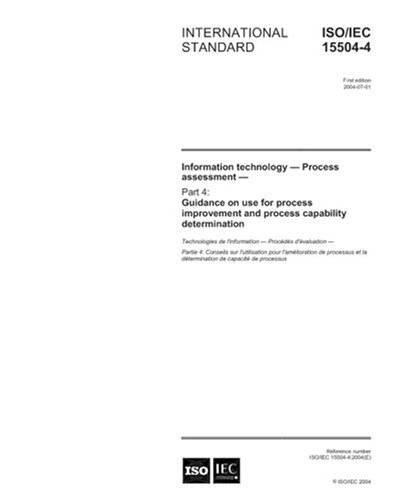 ISO/IEC 15504-4:2004, Information technology - Process assessment ...