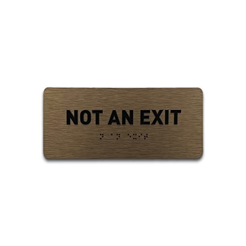 Snapklik.com : Not An Exit Identification Sign - ADA Compliant Sign ...