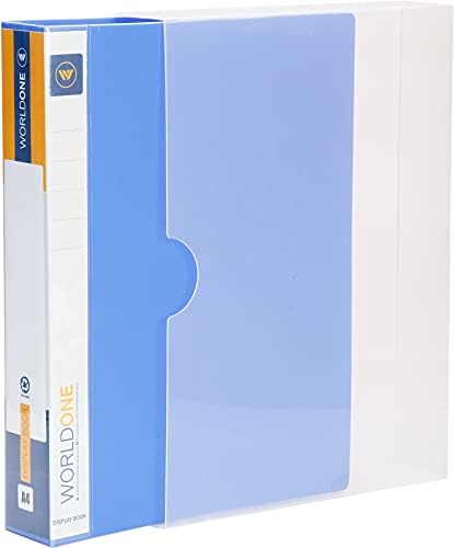 Worldone Document Box with Magnet Button Closure, Spine for Easy ...