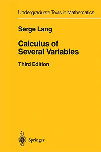 Ebook – Calculus of Several Variables 3 ed Edition (PDF Instant ...