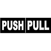 Push and Pull. Black Color. Sign Board Water Proof Signature Board ...