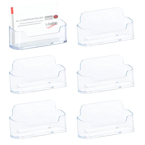 6 Pieces Business Card Table Stand Business Cards Display Stand ...