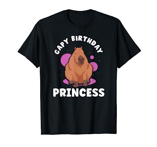 Capy Birthday Princess Animal Capybara Rodent Capybaras - Want It All