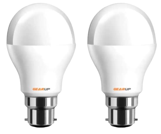 Buy Gearup 12 W Standard B22 LED Bulb (Yellow, Pack of 2) Online at Low ...