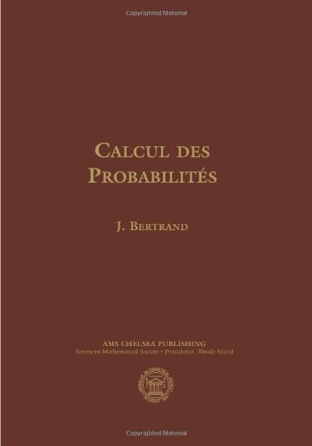 Amazon.com: Calcul des probabilites: 9780821837788: J. Bertrand: Books