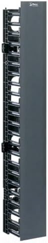 Amazon.com: Panduit WMPVF22E Vertical Cable Manager, Black, 22 RU ...