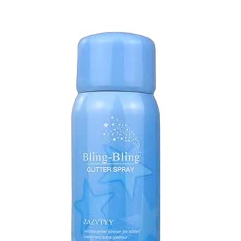 LOOM TREE® Shiny Glitter Spray 2.02oz Travel Compact for Holiday Stage ...