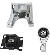 Amazon.com: 3Pcs Engine Motor Transmission Mount Kit Compatible with H ...