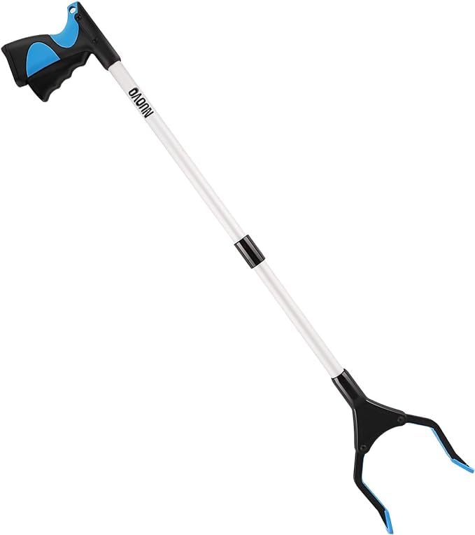 TRADY Reacher Grabber Tool Foldable Pickup Tool, Aluminum Reaching Aid ...