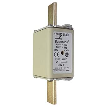 170M3813 | 170M3813D | 170M3813 | BUSSMANN FUSE 125A 690V DIN 1 : Amazon.de: Baumarkt
