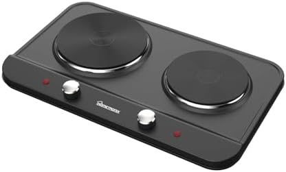 HomeTronix Electric Hob Portable Electric Hot Plate Double with Dual ...