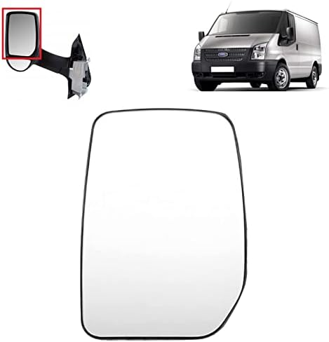 BIAREN Wing Mirror Upper Glass Left Passenger Side Non-Heated For Ford ...