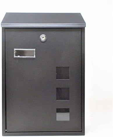 ACL Black Post Box Wall Mounted Post Boxes for Outside | Cast Iron ...