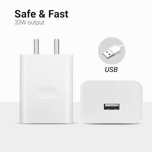 33W Charger SuperVOOC Fast Charging Adapter Compatible with Oppo F19 ...