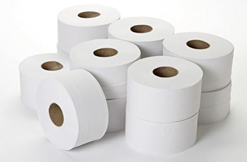 2-Ply Mini Jumbo Toilet Tissue Roll, 3" x 200 m (Pack of 12) : Amazon ...