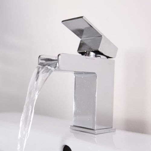 Waterfall Basin Mixer Chrome Square – BigaMart