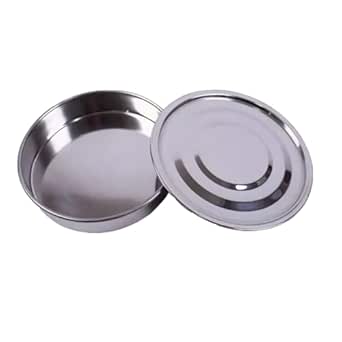 Amazon.com: Lab Sieves Pan with Lid,Test Sieve Pan and Lid φ20cm/8 ...