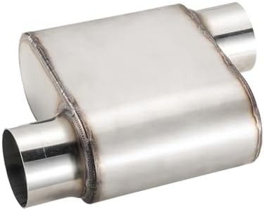Amazon.com: HCW Racing Muffler 3 inch Exhaust Mufflers 3‘’ Offset In ...
