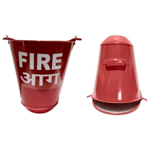 Modi Fire Bucket Iron Safety Fire Bucket for Fireplace Burning Wood ...