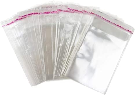 Webshoppers | Self Adhesive Resealable transparent 5" X 6" inches - 100 ...