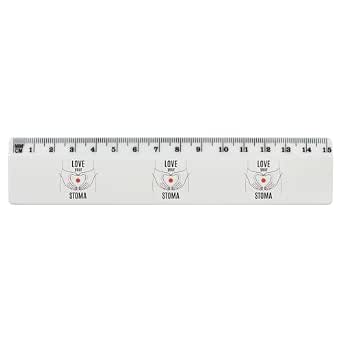 'Love Your Stoma' 15cm (6 Inch) White Plastic Ruler (RL00082875 ...