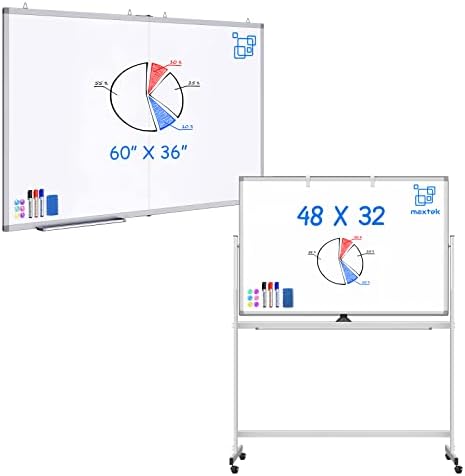 Amazon.com : Large Magnetic Whiteboard, maxtek 60 x 36 Dry Erase Board ...