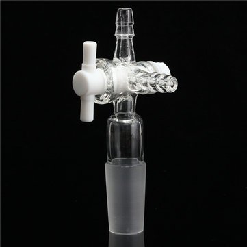 24/40 Joints 3-Way Glass Flow Control Adapter Lab Glassware : Amazon.in ...