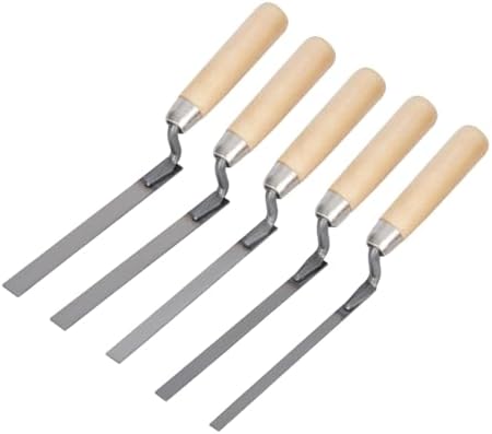 Luckwaii 5 Pcs Pointing Trowel Set 6 8 10 12 14 mm Stainless Steel ...