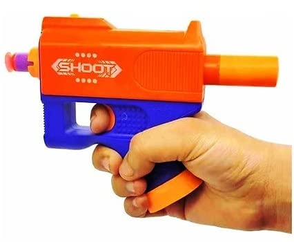 Kamsons Mini Blaster Gun Toy with 3 Bullets Blaze Storm Manual Soft ...