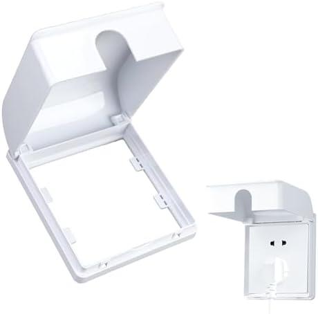 Plug Socket Cover Box, UK 86 Type Self-Adhesive, Waterproof Splash ...