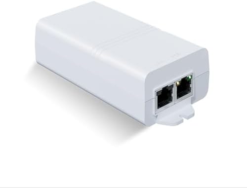 Amazon.com: Gigabit PoE+ Injector 30W IEEE802.3at/af Compliant ...