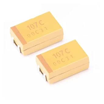 10pcs 7343D 16V 100UF 107C D-Type SMD Tantalum Capacitor Relay-Fuse ...