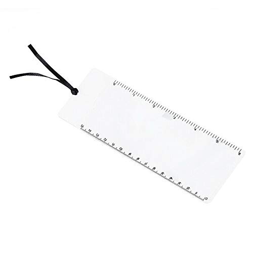 Pocket Ruler Bookmark Magnifier Sheet Magnifying 3X Magnification U7N5 ...