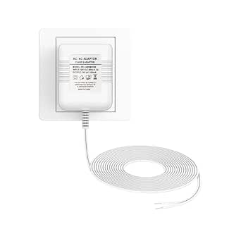 GGOY 24V 500mA Power Adapter with 26ft Extension Cable