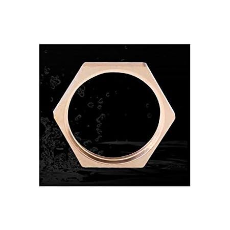 Amazon.com: Brass Fitting Lock Nut Pipe BSP BSPP 1/4" Female (2 Units ...