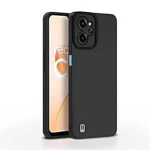 Pikkme Realme C31 Back Cover Soft Matte Liquid Silicone TPU | Camera Protection | Shockproof ...