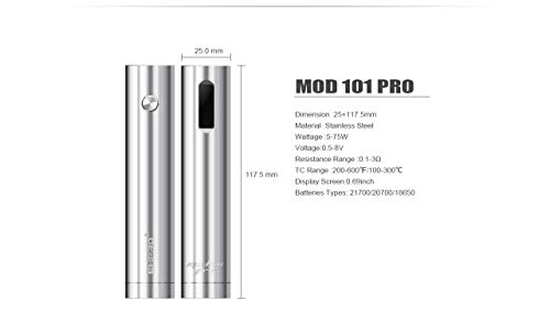 EHPRO MOD101 PRO レビュー｜シンプルルックの24mmチューブタイプテクニカルMOD | VAPE Circuit