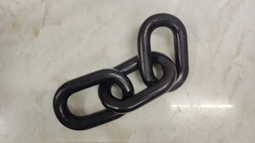 Amazon.com: Black Marble Chain Link Decoration | Marble Link Chain ...
