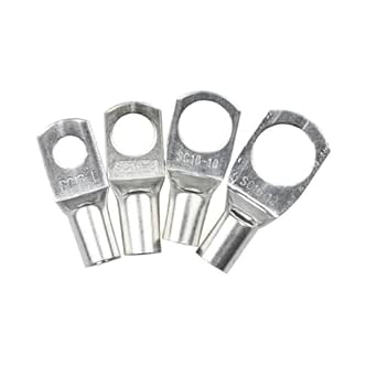 Terminal SC16-6 16-8 16-10 16-12 Copper Cable Lug Kit Bolt Hole Tinned ...