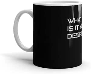 Amazon.com: Ceramic Coffee White Mug Lucifer Party Morningstar Cup What ...