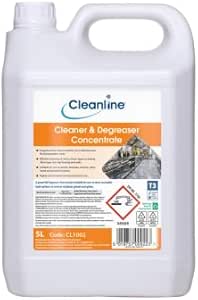 Cleanline Cleaner & Degreaser Concentrate, 5L, Powerful Cleaning for ...