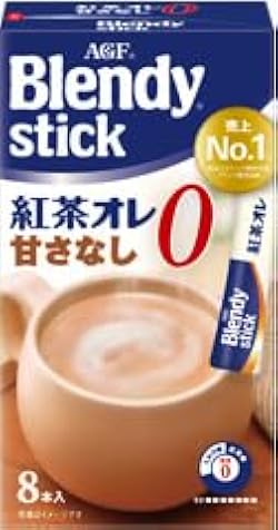 Amazon | AGF ブレンディスティック 紅茶オレ 甘さなし (6.5g×8本)×6箱入 | Generic | 紅茶 通販
