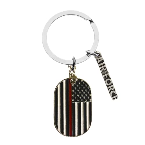 Amazon.com: US Air Force Keychain, Military Products,Air Force Charm ...