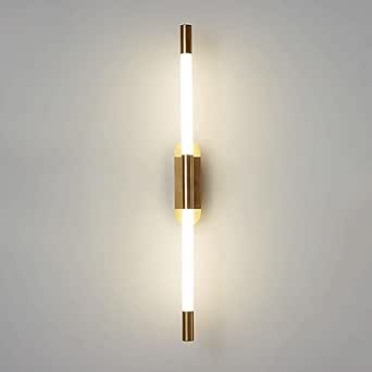 Amazon.com: Wall Sconces Linear Long Tube Wall Light, Creative Metal ...